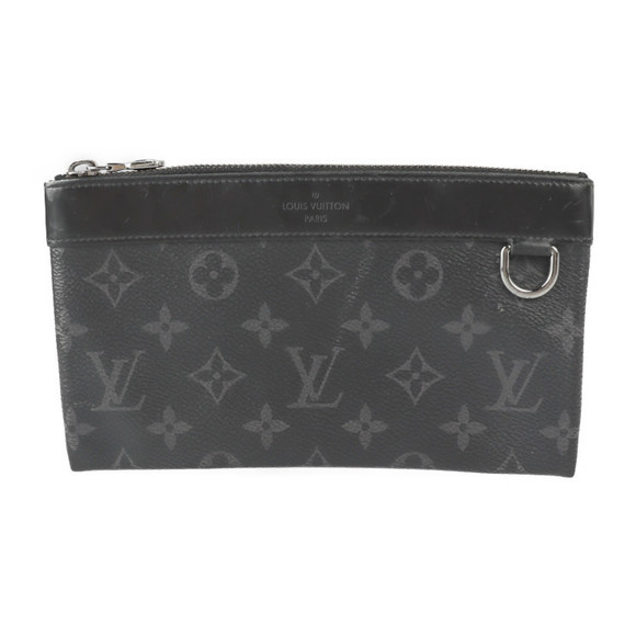 Louis Vuitton | Bags | Louis Vuitton Eclipse Clutch Bag Black Gray | Poshmark